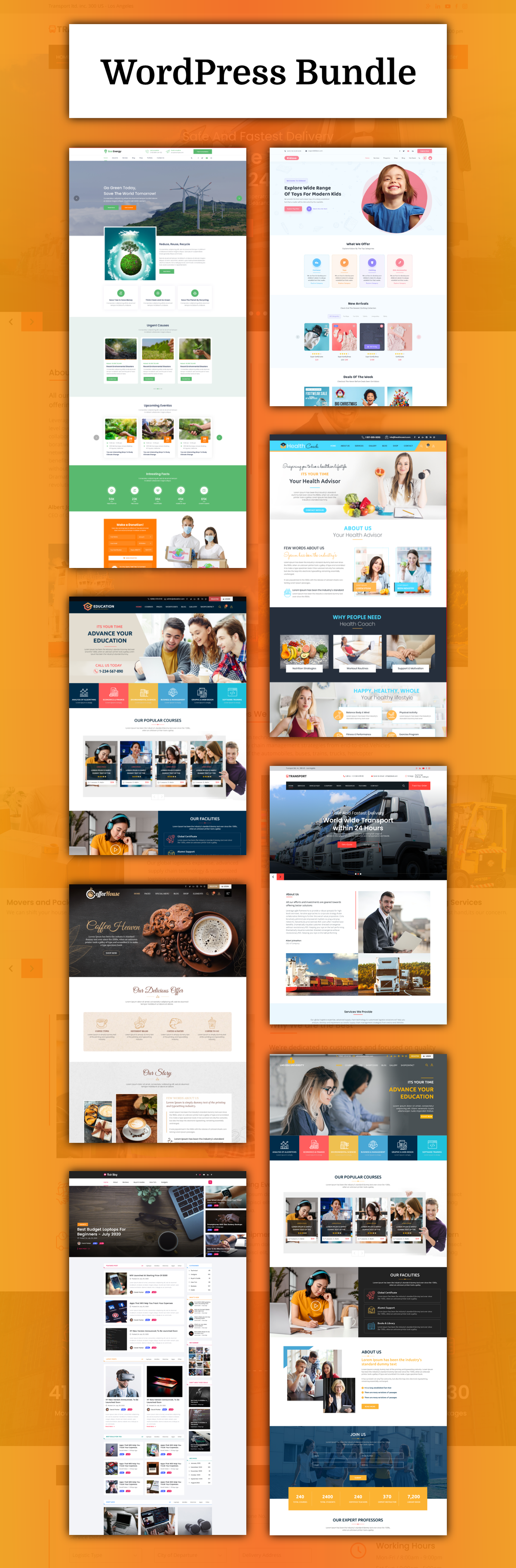 WordPress Bundle: Best Choice With 110+ Amazing WP Themes – Misbah WP
