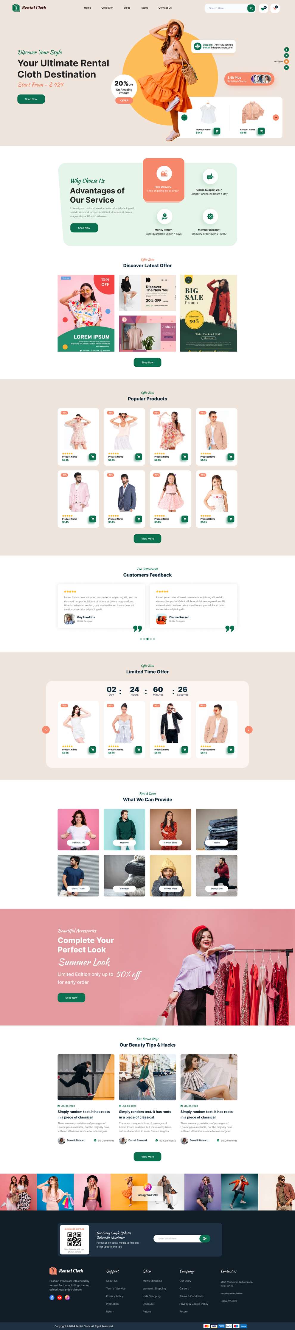 Cloth Rental WordPress Theme: Style Your Rentals Online! – Misbah WP