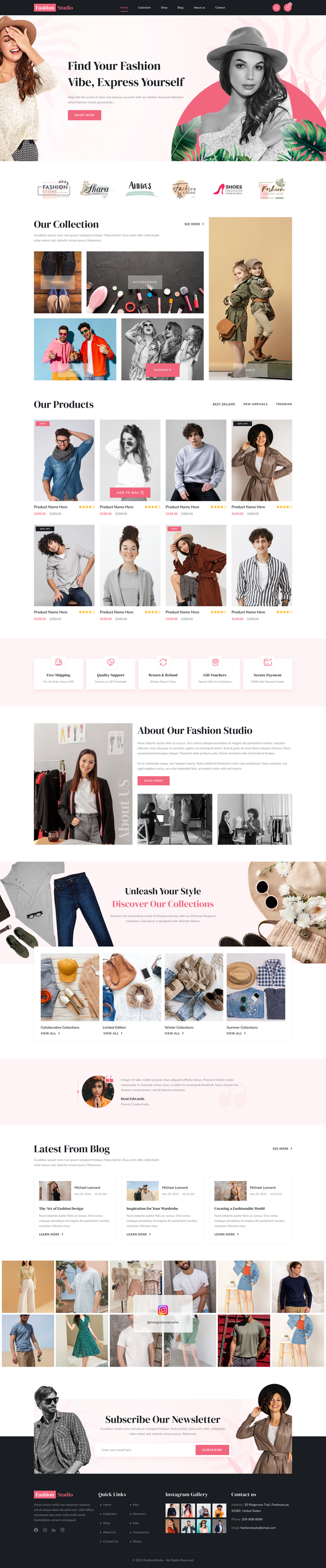 Fashion WordPress Theme - Stylish Sites for Designers – Misbah WP