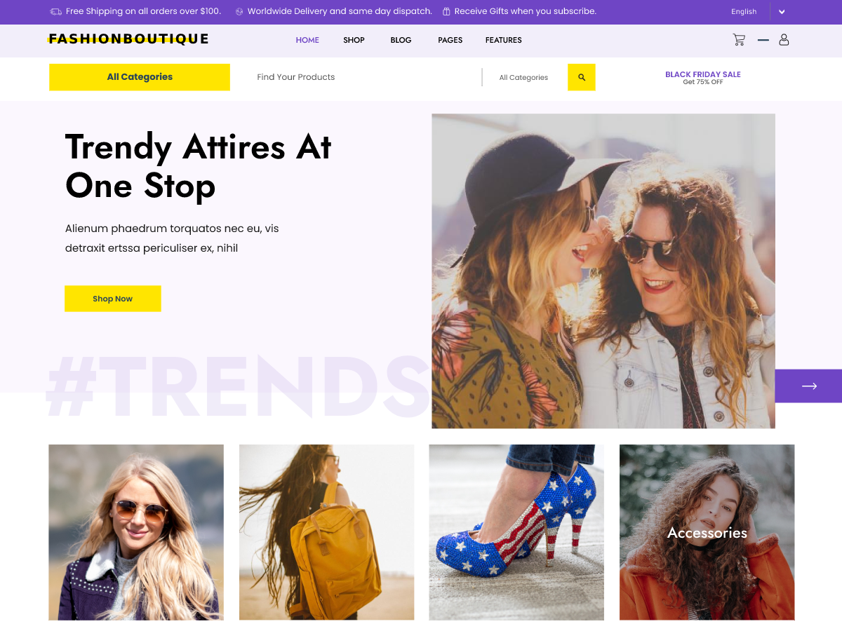 Free Boutique WordPress Theme For A Beautiful Website – Misbah WP