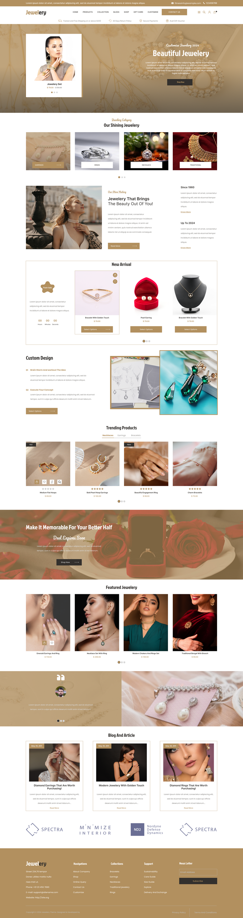 Jeweller Store WordPress Theme - Showcase Your Sparkle Online – Misbah WP