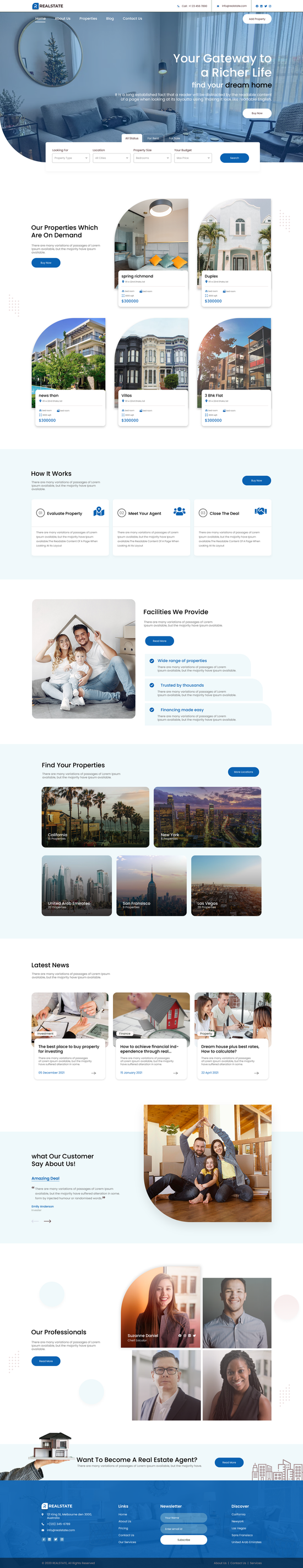 Real Estate Agent WordPress Theme Best For Brokerage Agency – Misbah WP