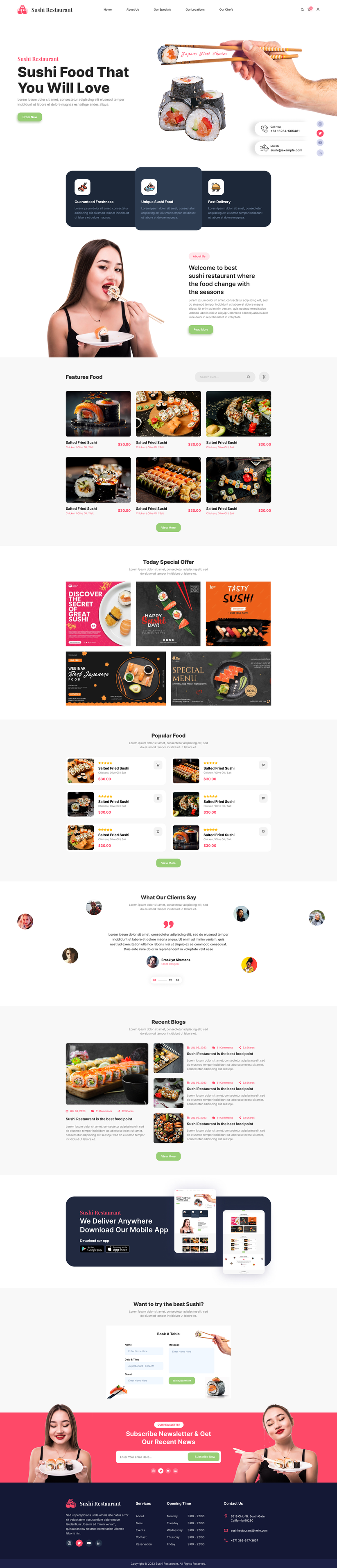 Sushi WordPress Theme - Savor the Flavor Online – Misbah WP
